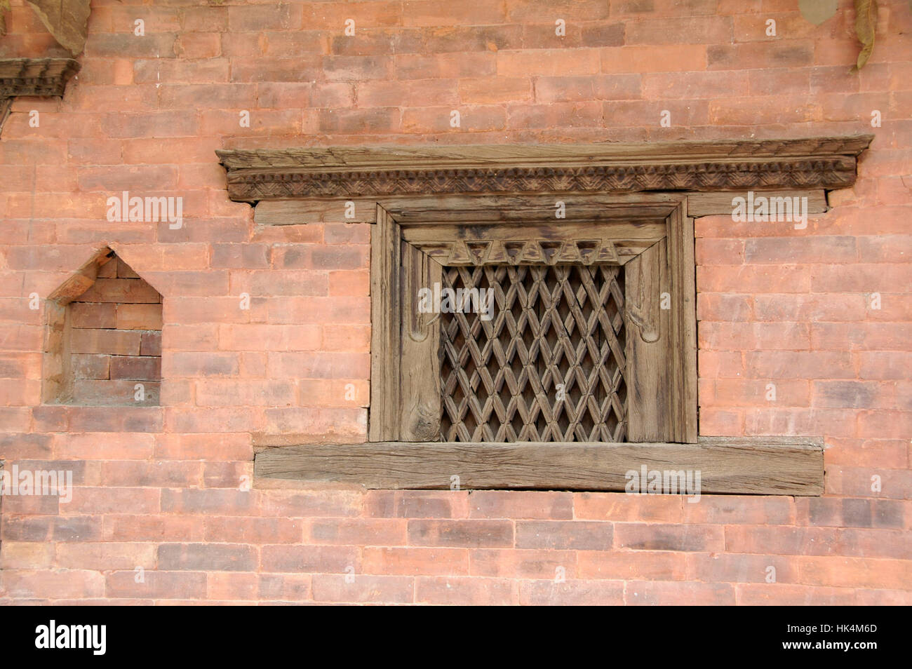 Traditional window architecture, Kathmandu Stock Photo - Alamy