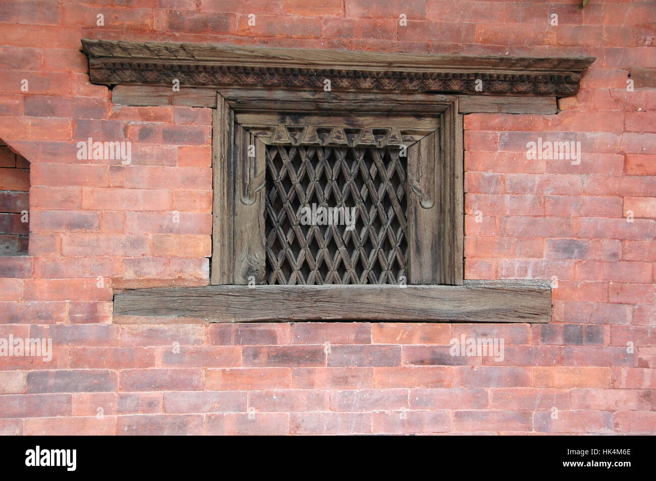 Traditional window architecture, Kathmandu Stock Photo - Alamy