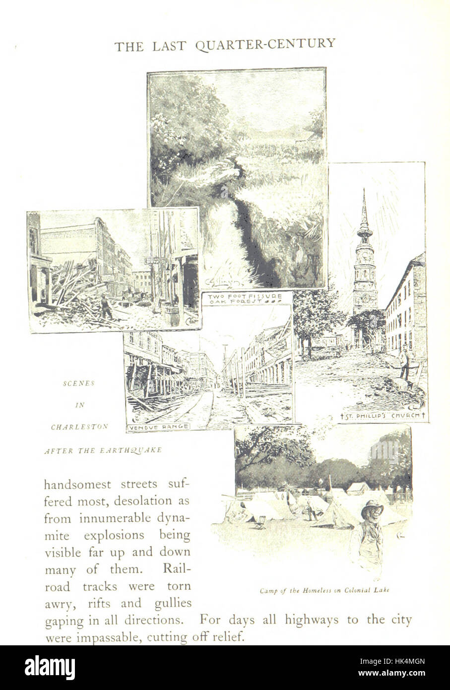 A photograph showing an illustration from 'The History of the last ...