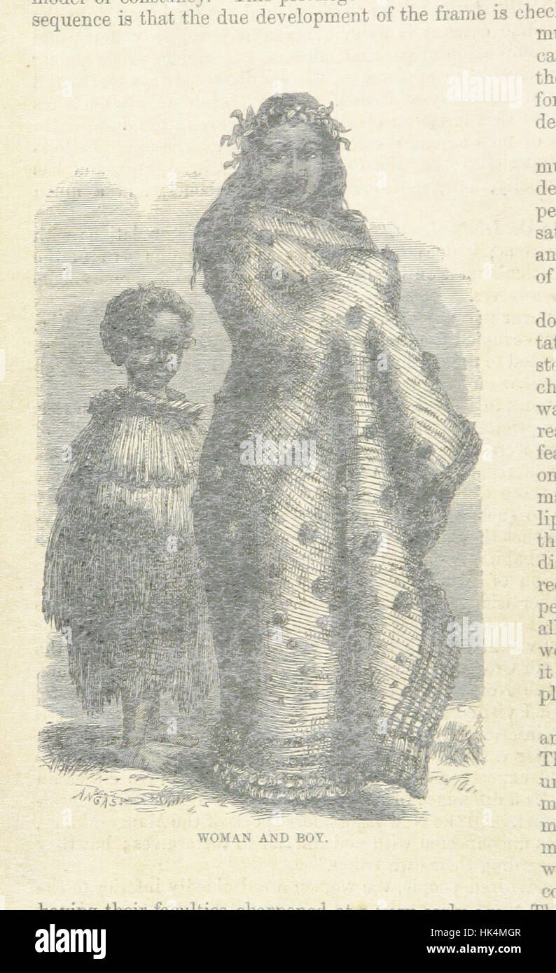Image from 'The Natural History of Man,' documenting the customs and ...