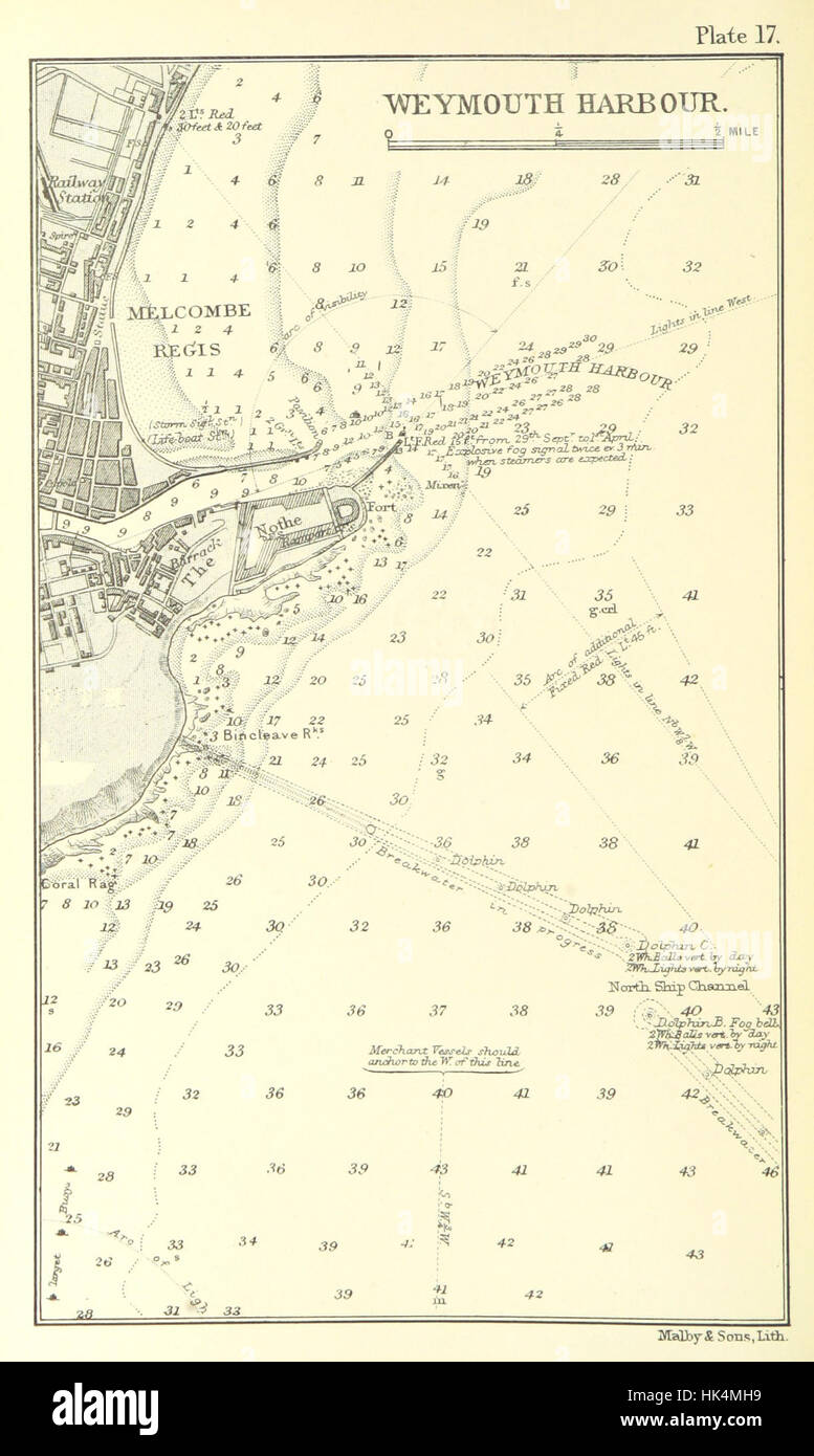 This image, taken from page 130 of 'The Solent Chart Book', displays a ...
