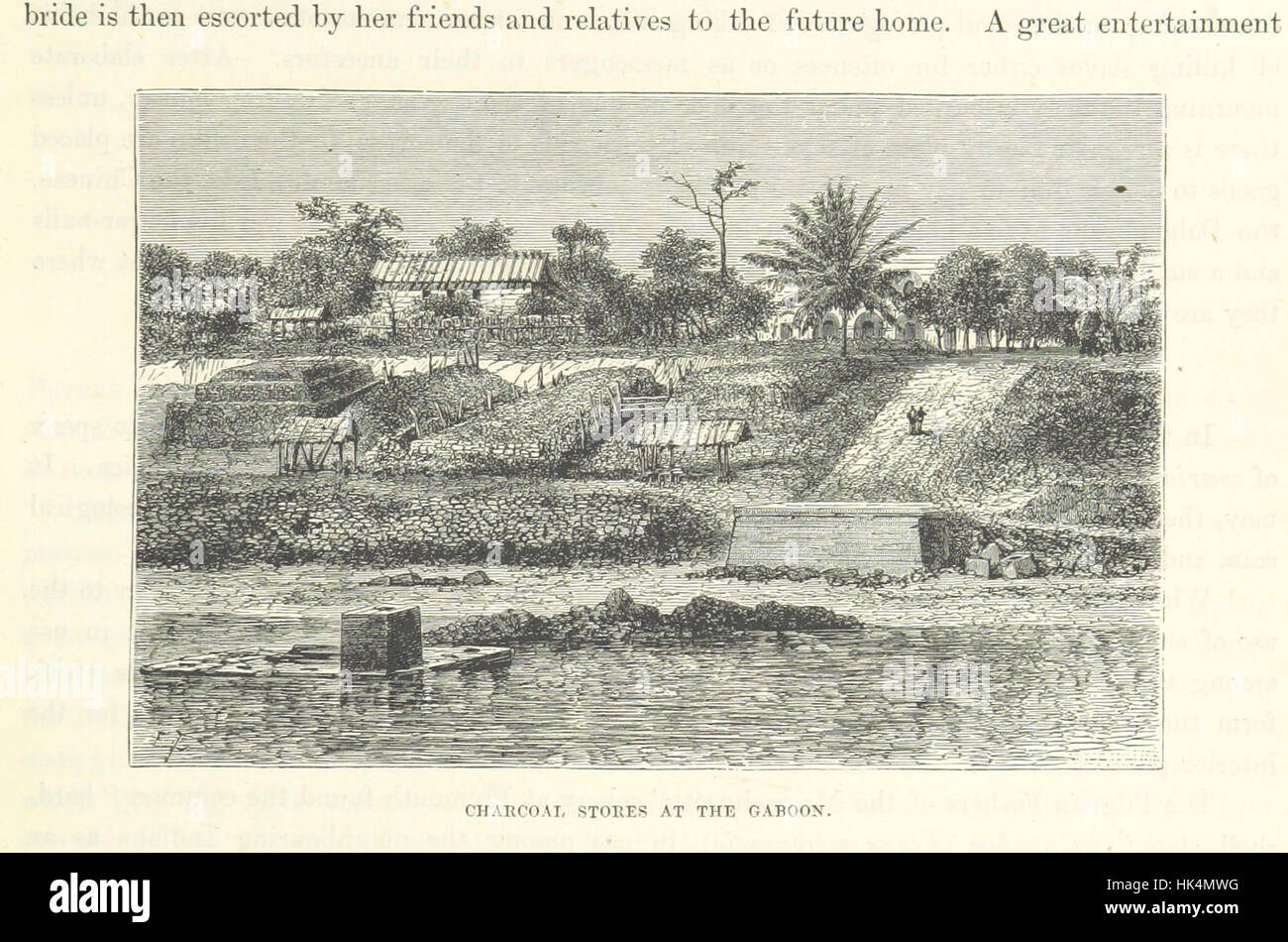 An illustration from 'The Races of Mankind,' depicting various human ...