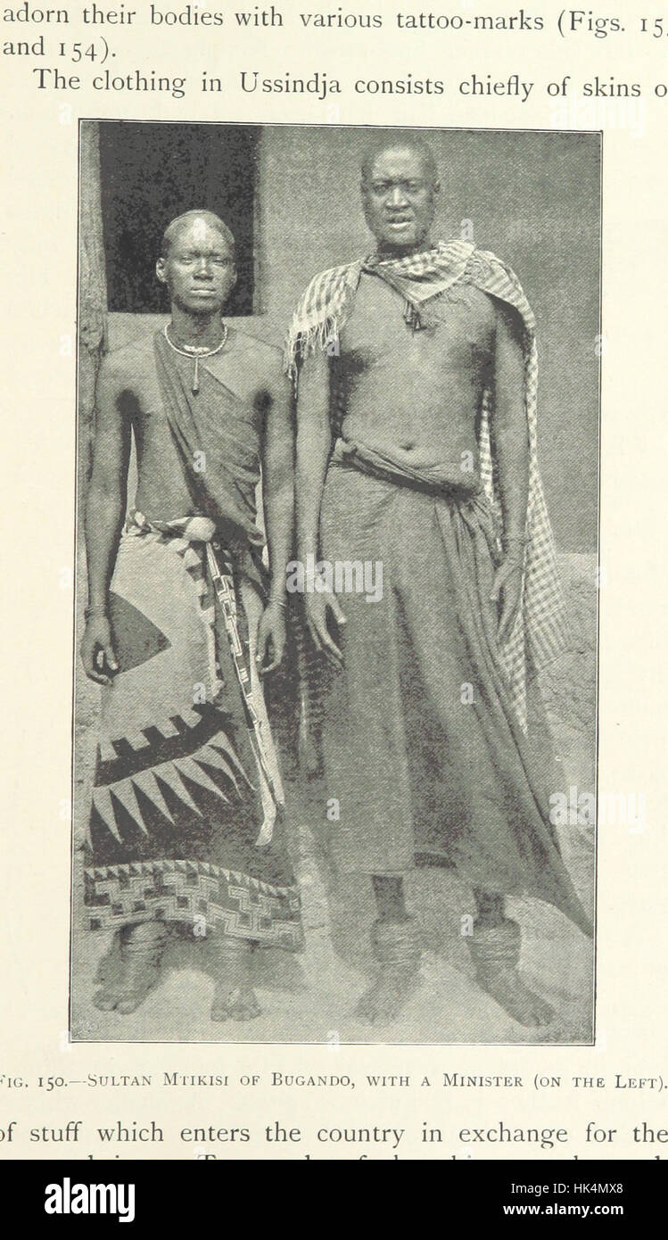 An illustration from 'The Victoria Nyanza,' depicting the land, races ...