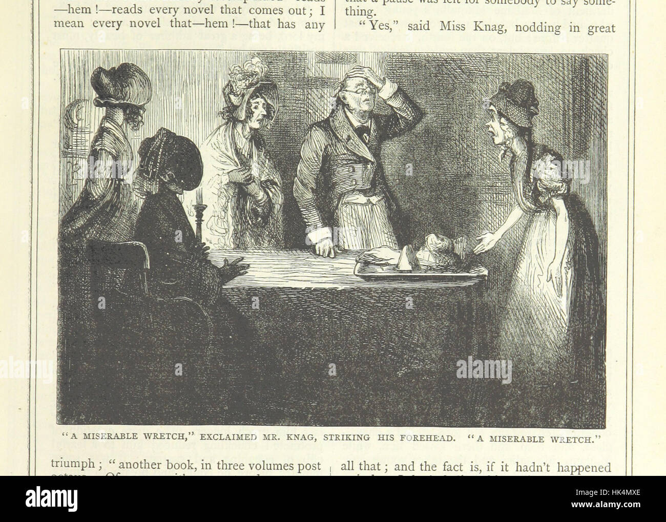 An illustration from 'The Works of Charles Dickens', showing a scene ...
