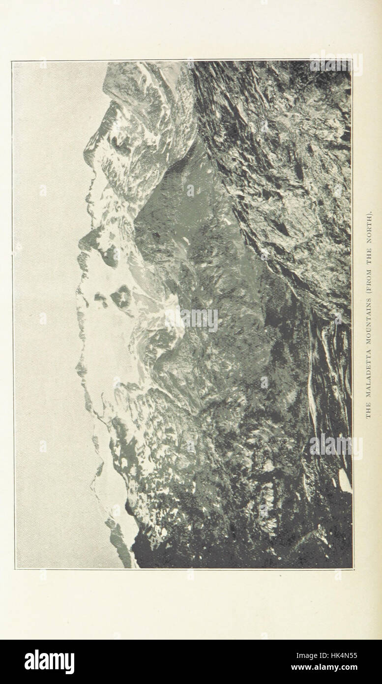 Photograph from 'Through the High Pyrenees,' depicting the rugged and ...