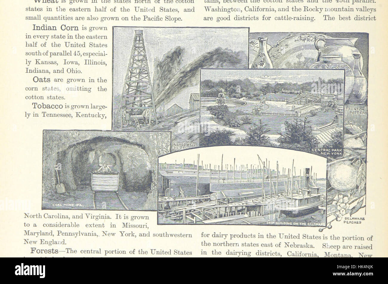 Illustration from 'New Canadian Geography', focusing on the geographic ...