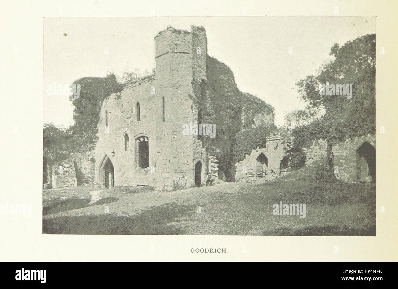Illustration from 'The Castles of England' showing the historical ...