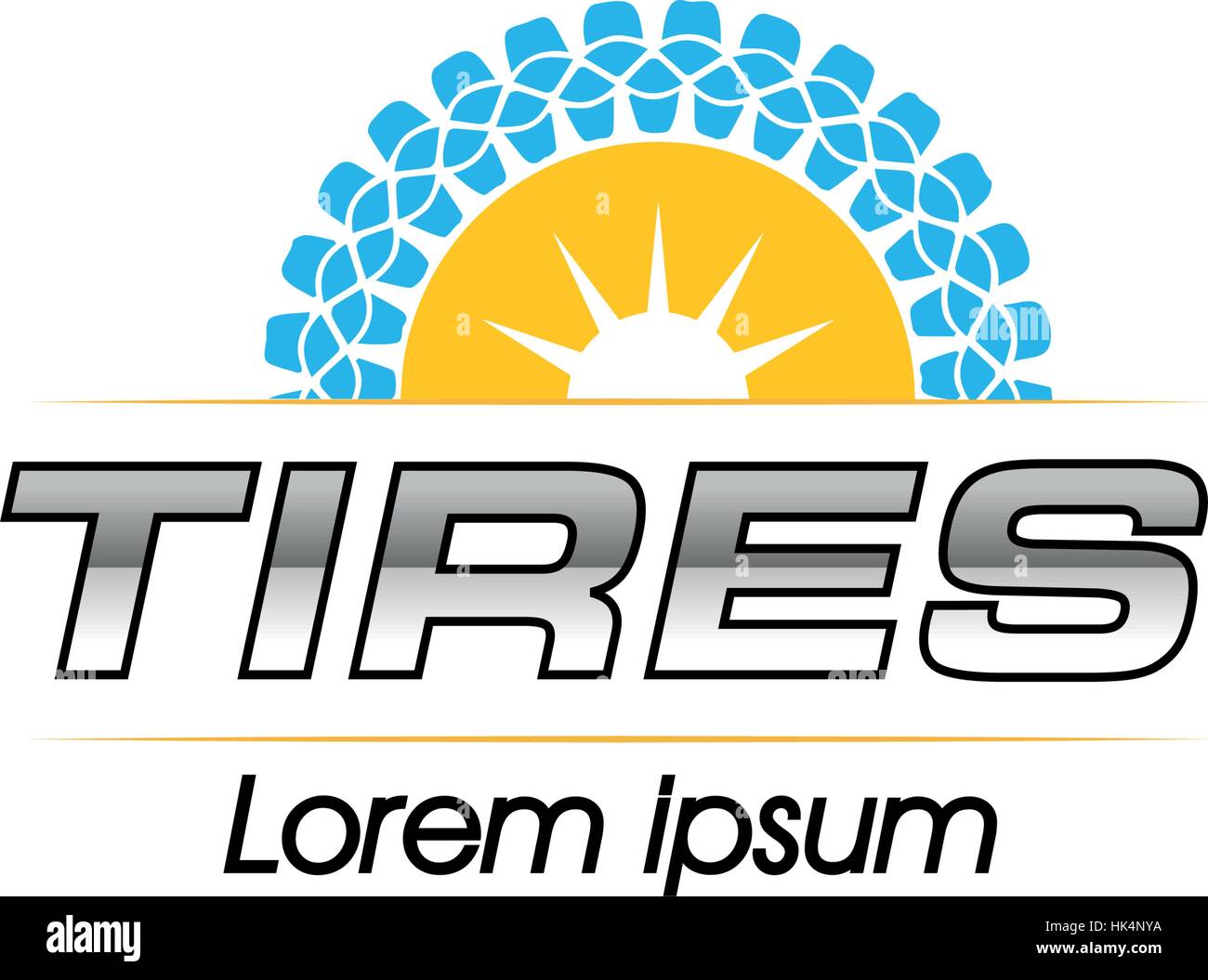 Tires Logo Design Concept. EPS 8 supported Stock Vector Image & Art - Alamy