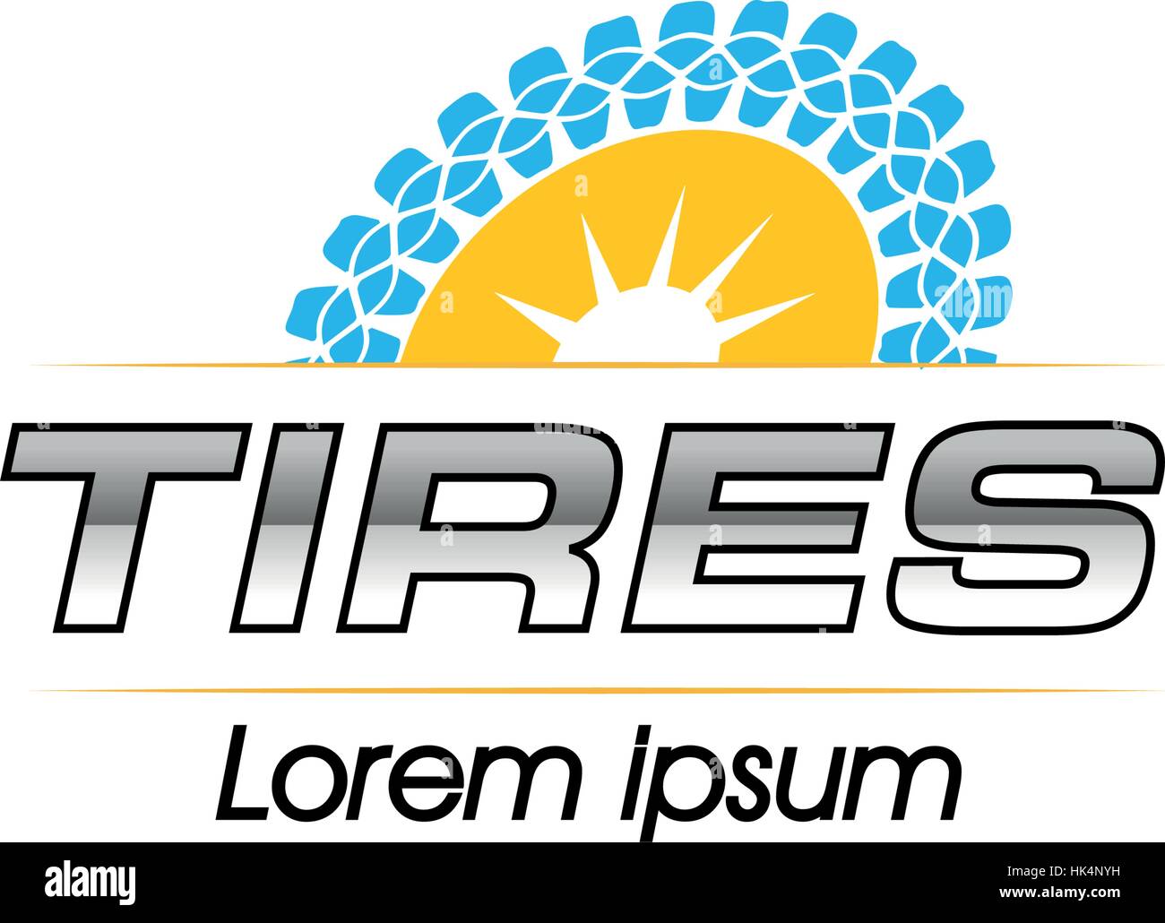 Tires Logo Design Concept. EPS 8 supported Stock Vector Image & Art - Alamy