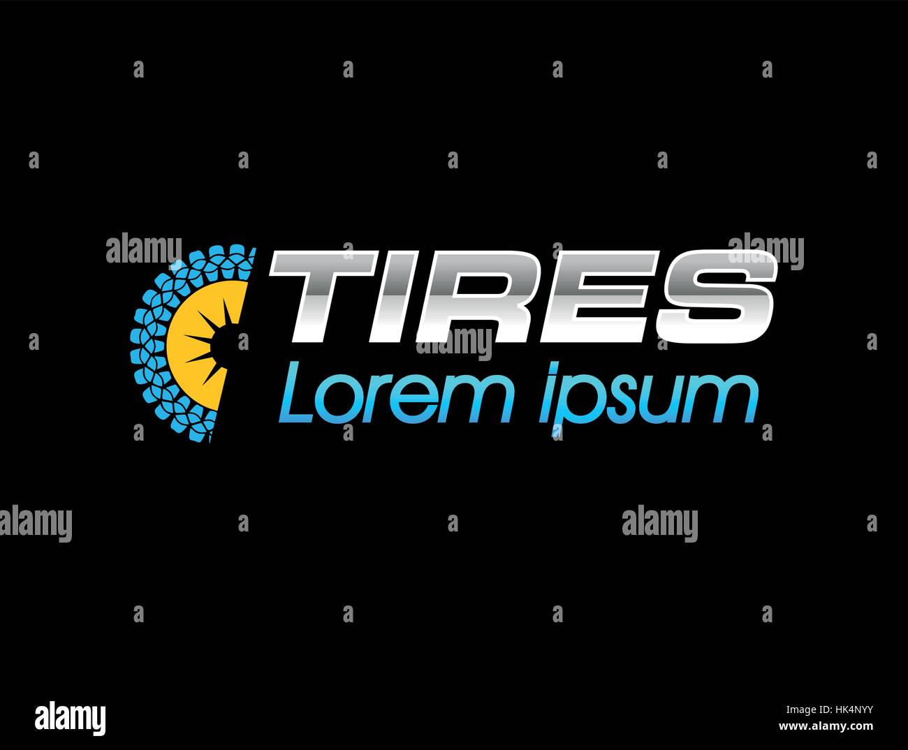 Tires Logo Design Concept. EPS 8 supported Stock Vector Image & Art - Alamy
