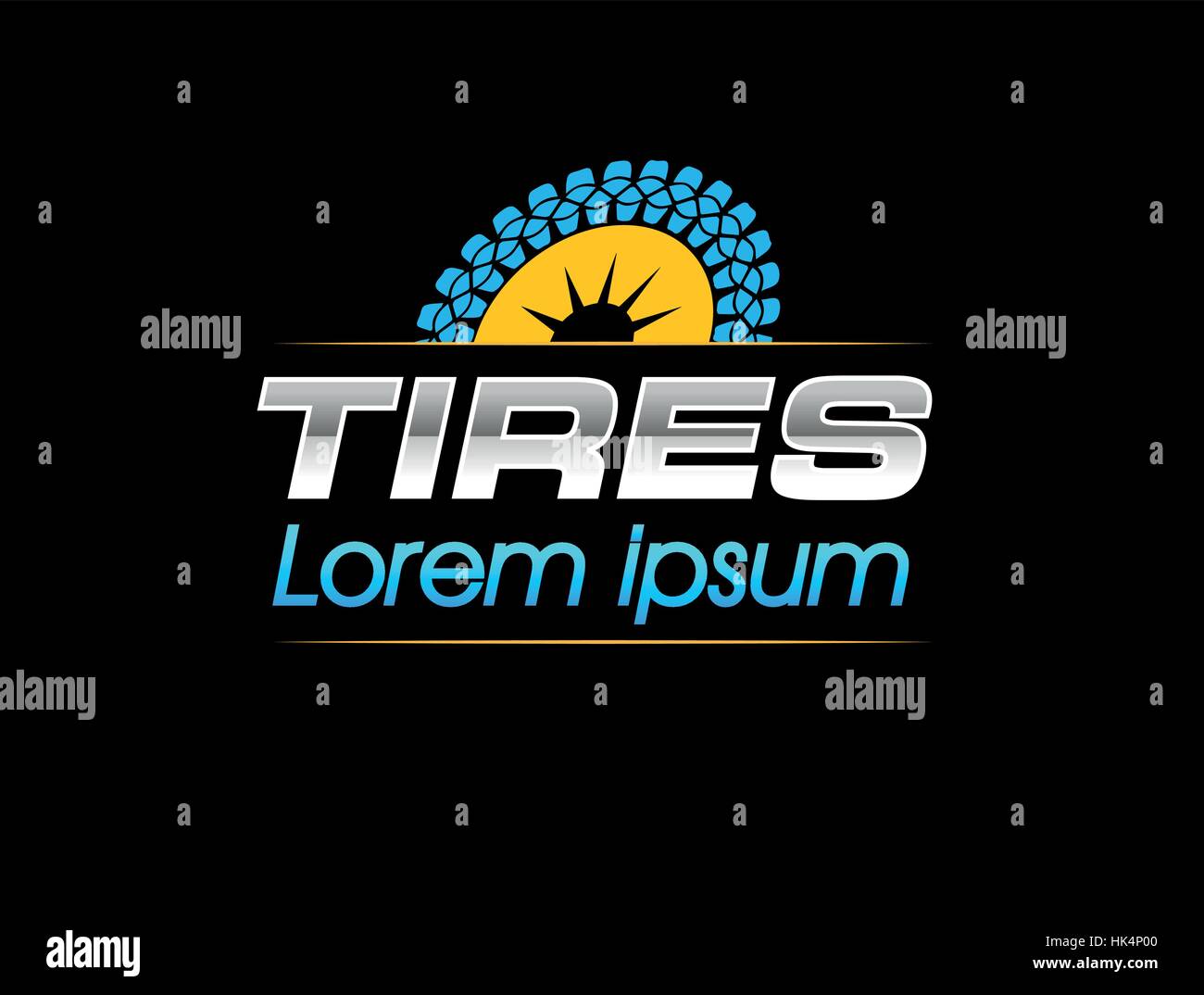 Tires Logo Design Concept. EPS 8 supported Stock Vector Image & Art - Alamy