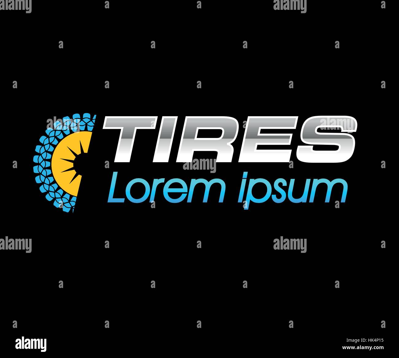Tires Logo Design Concept. EPS 8 supported Stock Vector Image & Art - Alamy