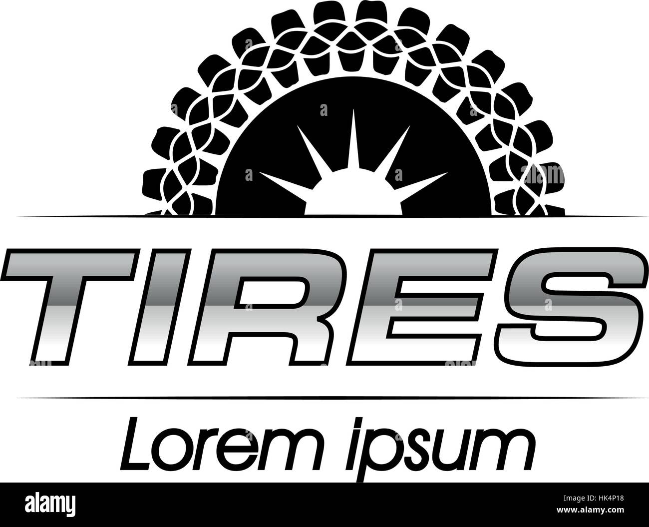Tires Logo Design Concept Stock Vector Image & Art - Alamy