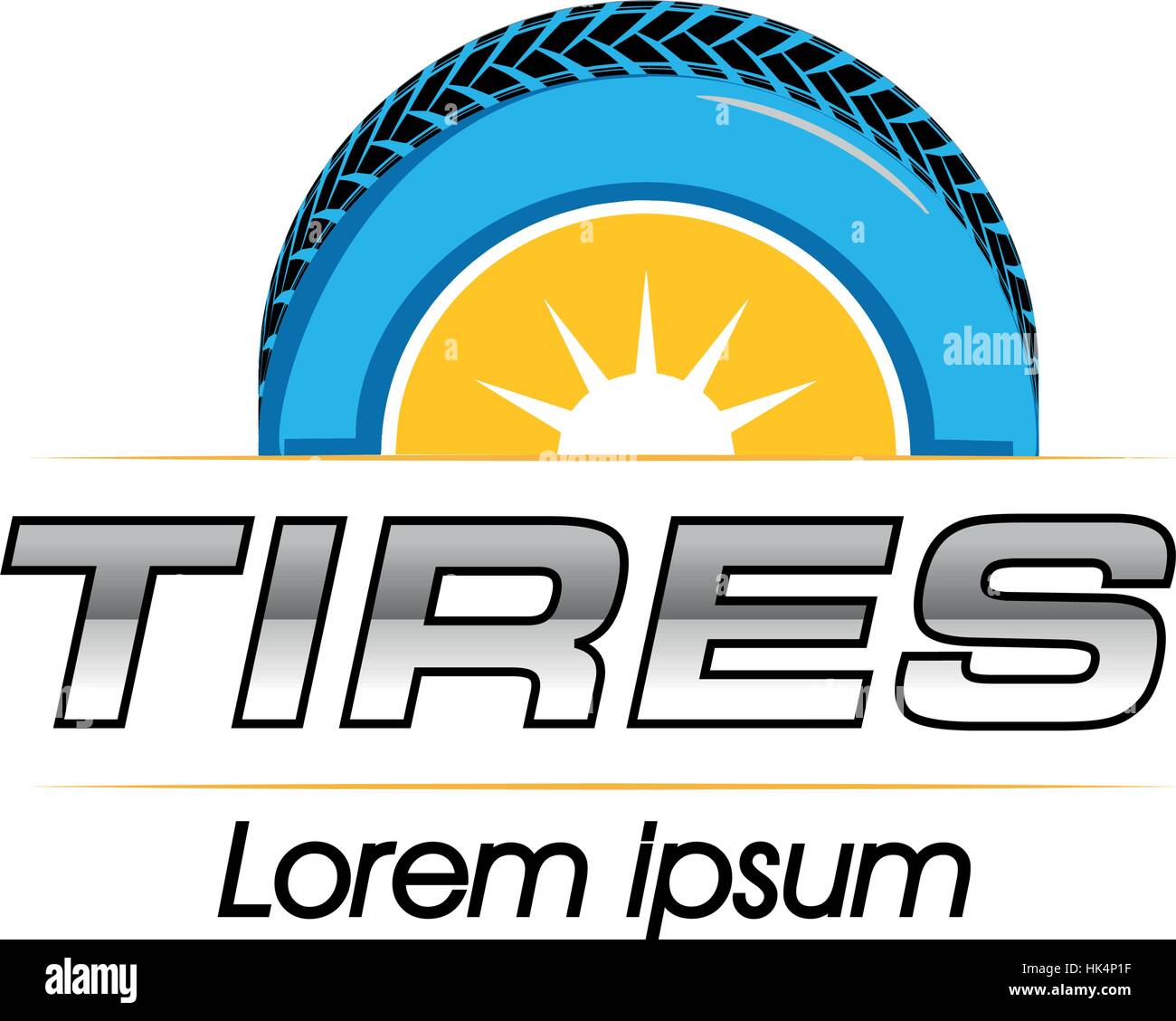 Tires Logo Design Concept. EPS 8 supported Stock Vector Image & Art - Alamy