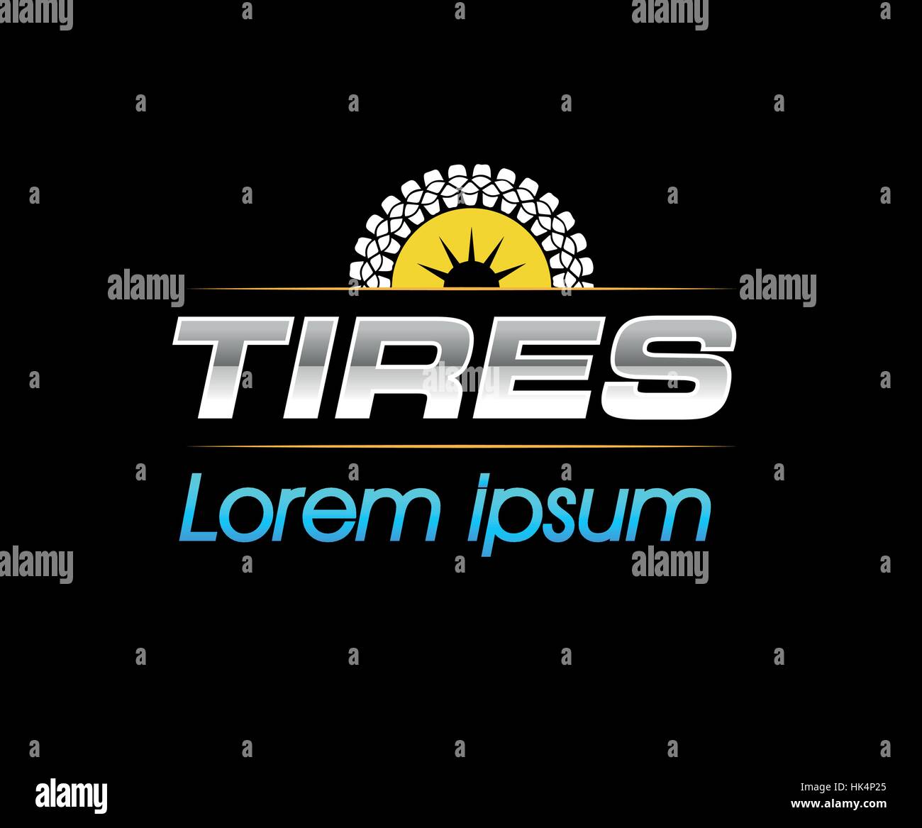 Tires Logo Design Concept. EPS 8 supported Stock Vector Image & Art - Alamy