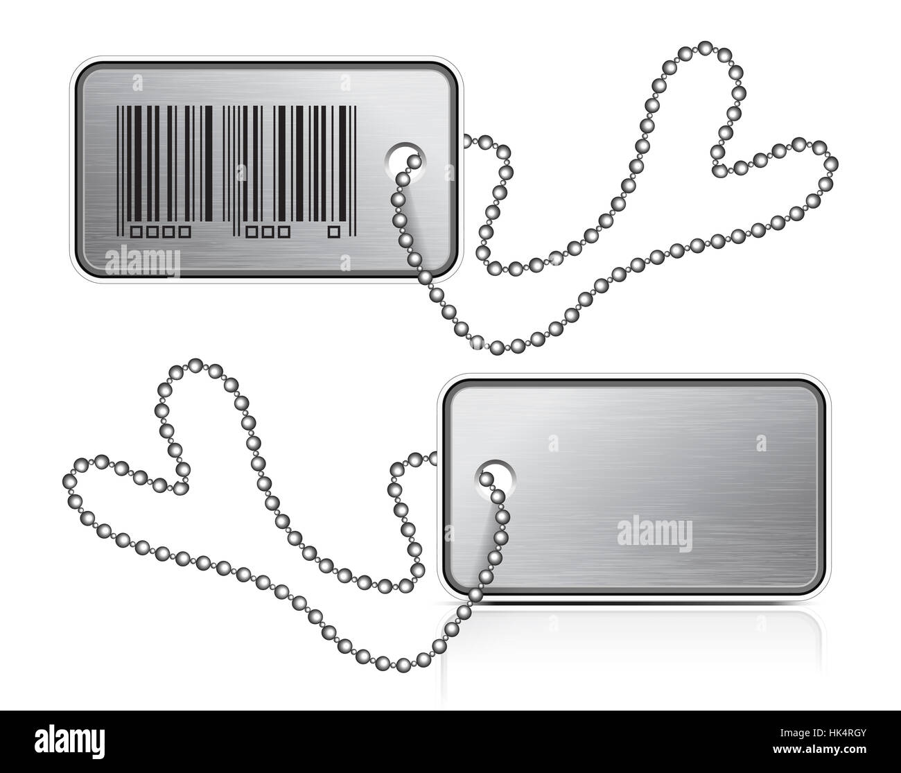 isolated, army, blank, european, caucasian, silver, chain, iron, steel ...