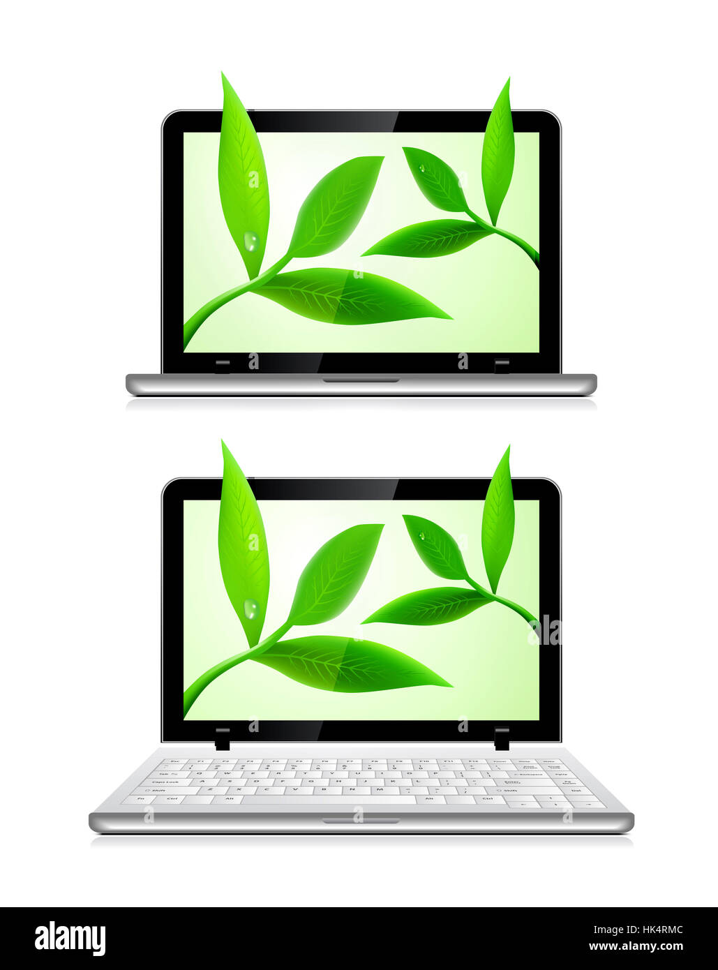 laptop, notebook, computers, computer, leaf, environment, enviroment ...