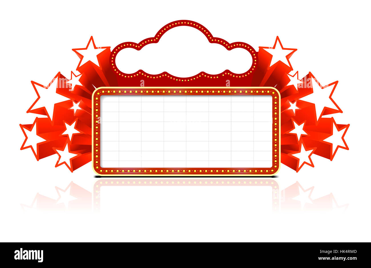 Blank movie theater theater marquee hi-res stock photography and images ...
