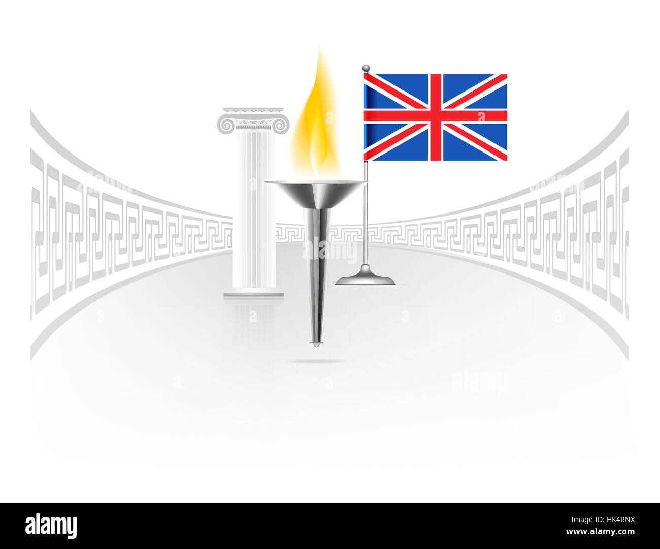 Ancient greek flaming torch hi-res stock photography and images - Alamy