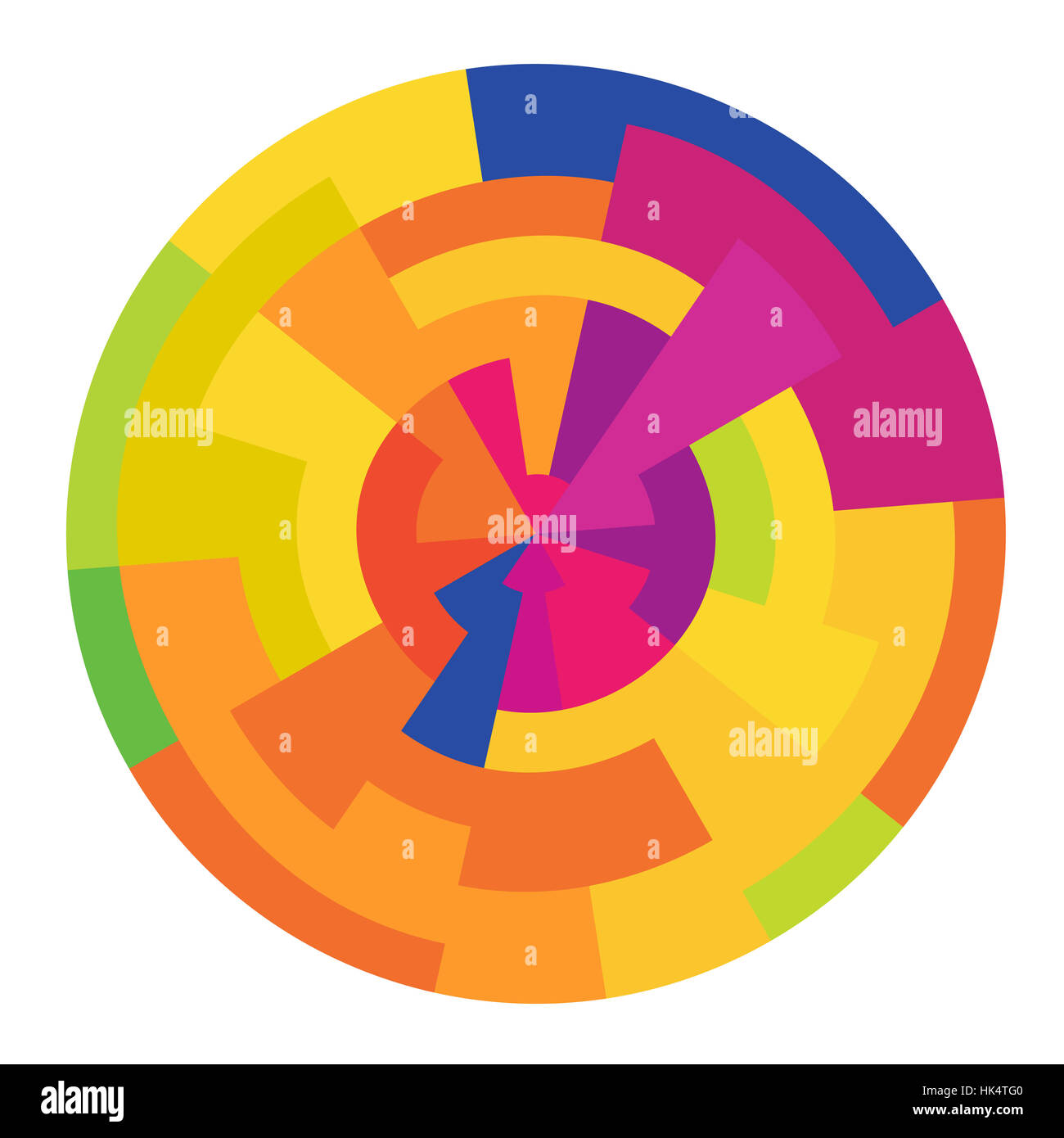 art, new, contrast, painting, row, brilliance, rainbow, circle ...