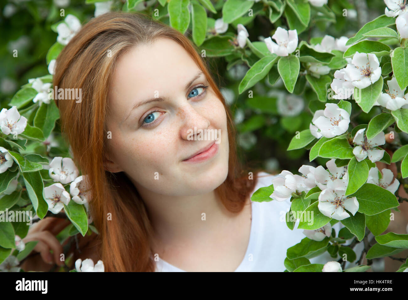 woman, relaxation, blossoms, spring, bleed, spa, wellness, woman ...