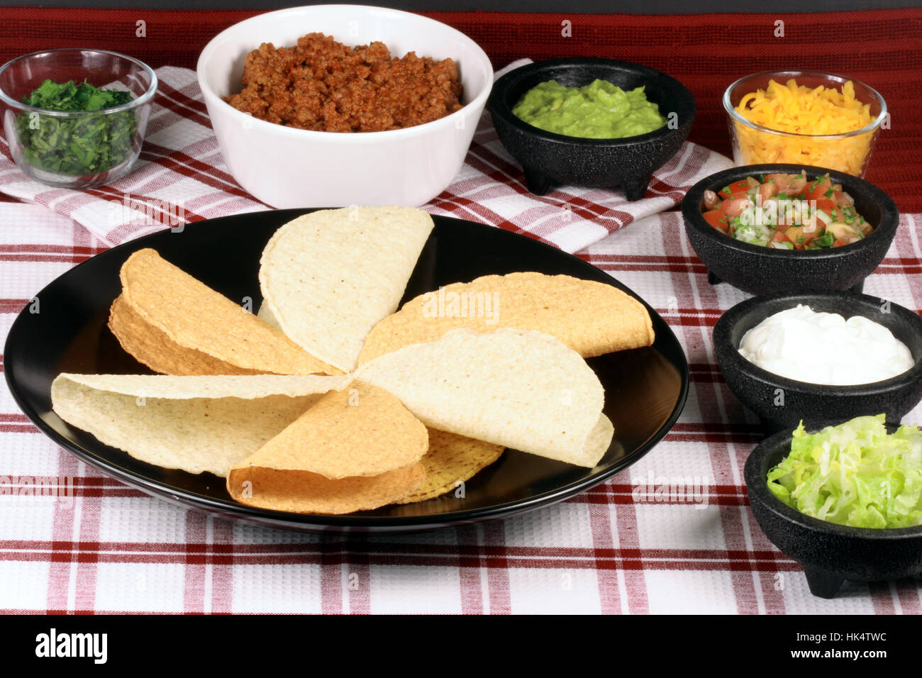 Delicious mexican tacos perfect appetizer meal or delicious snack Stock ...