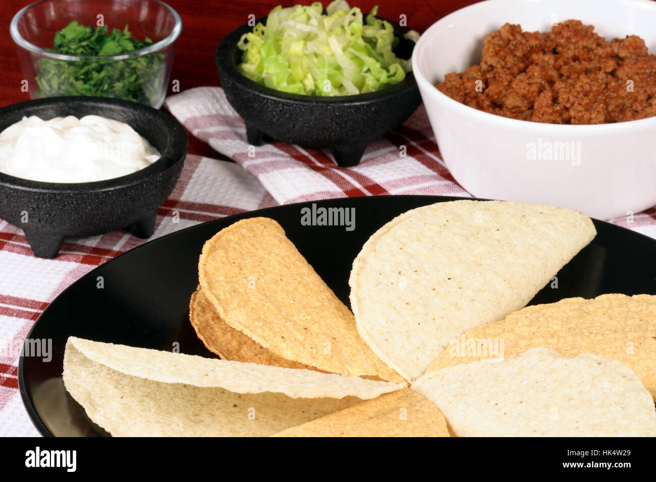 Delicious mexican tacos perfect appetizer meal or delicious snack Stock ...