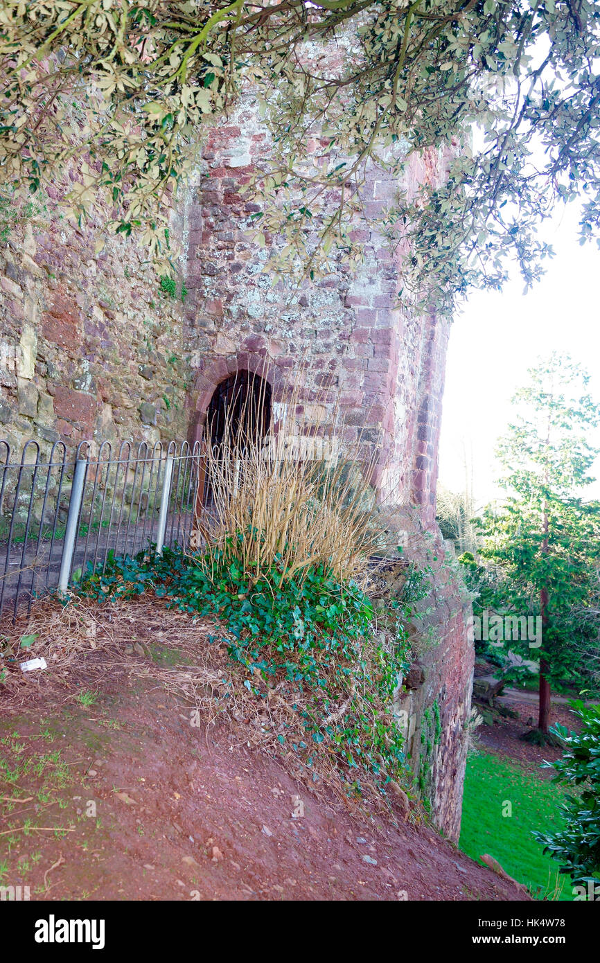 EXETER / ROUGEMOUNT CASTLE TOWER GATE Stock Photo - Alamy