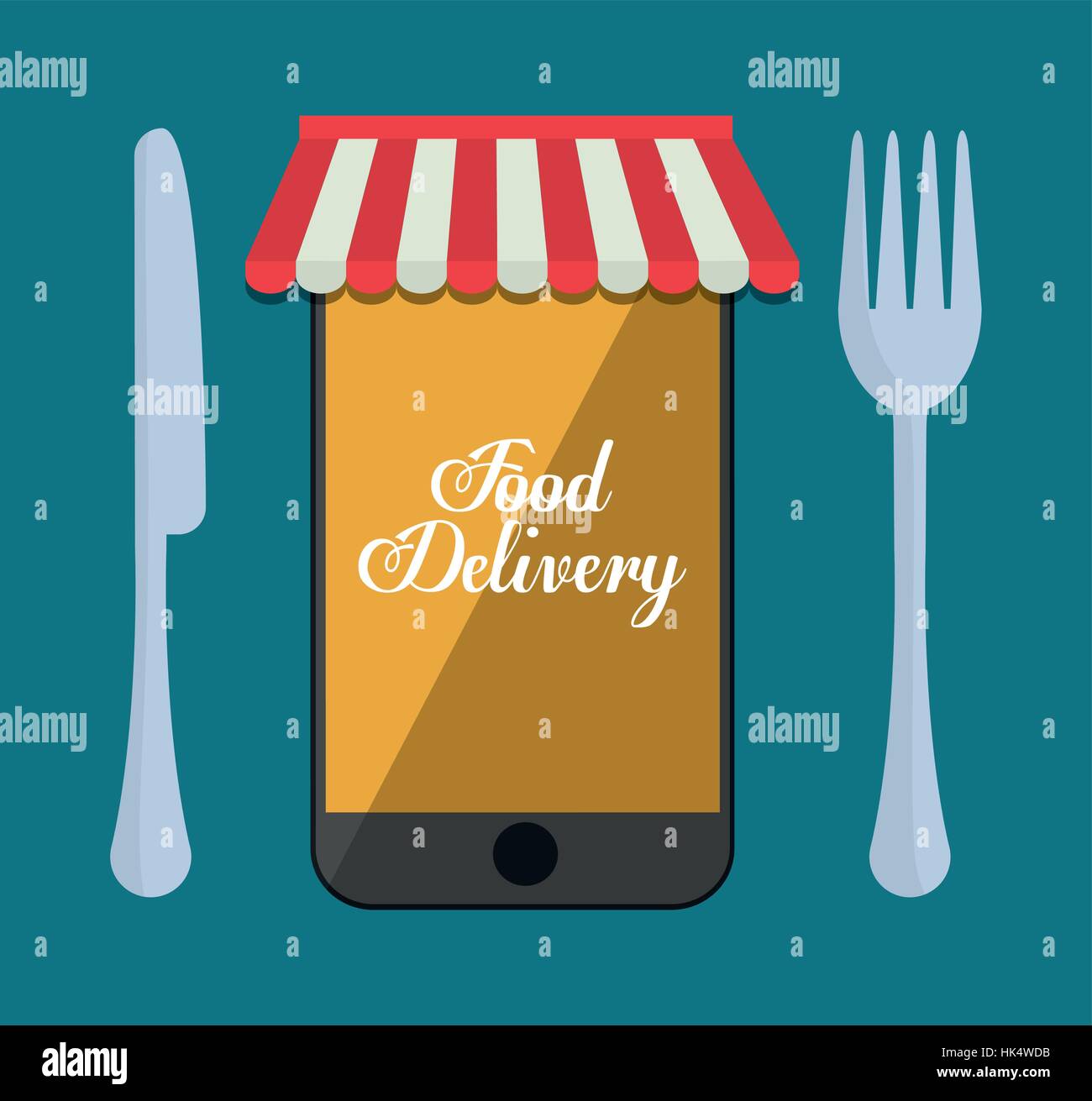 web or online food delivery related icons image vector illustration ...
