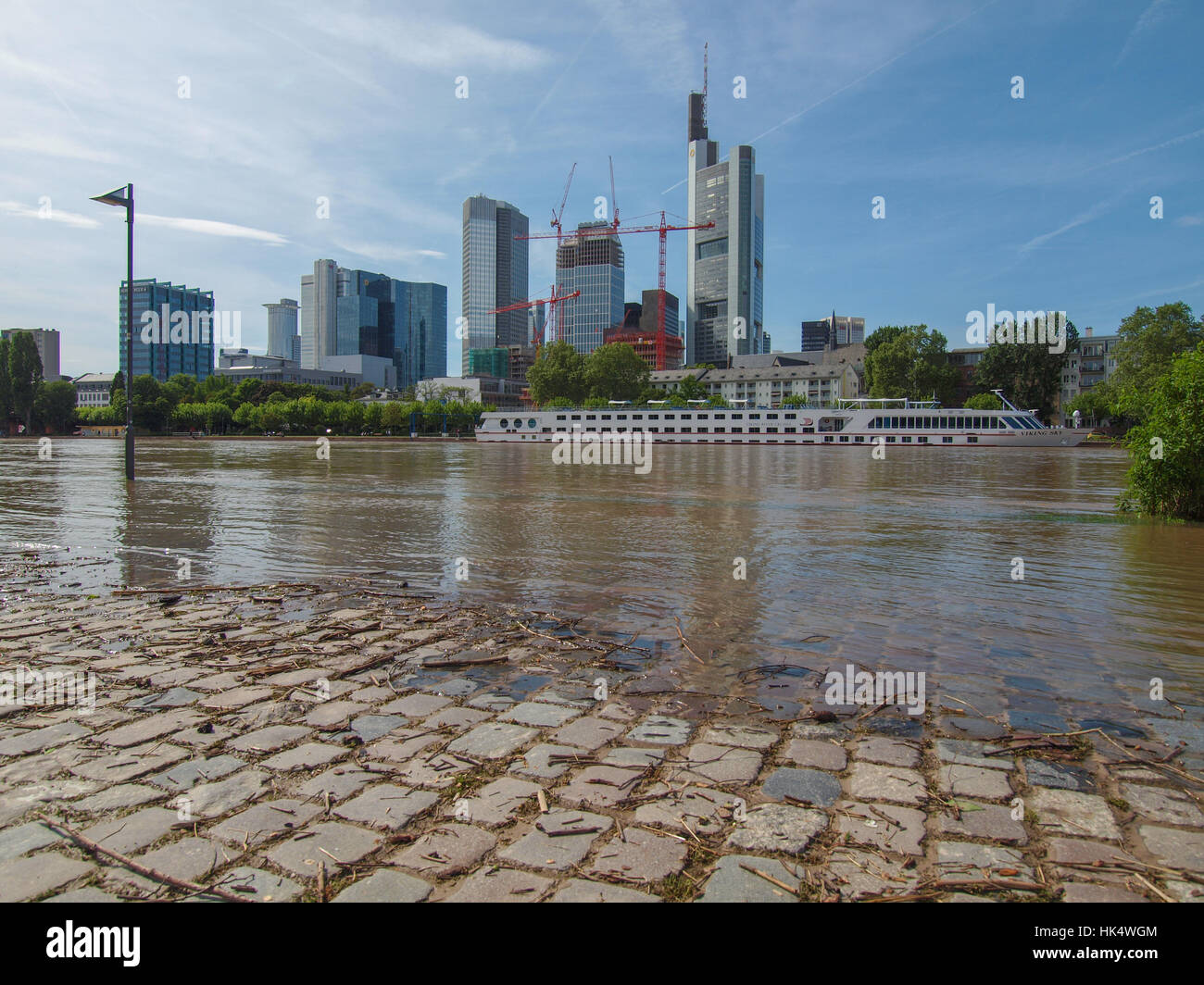 waves, germany, german federal republic, flood, high, tall, river ...