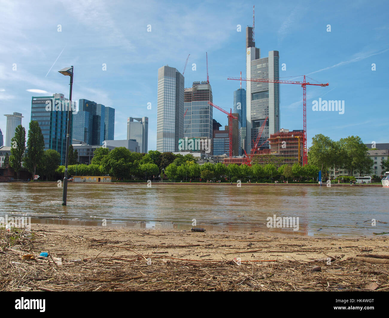 waves, germany, german federal republic, flood, high, tall, river ...