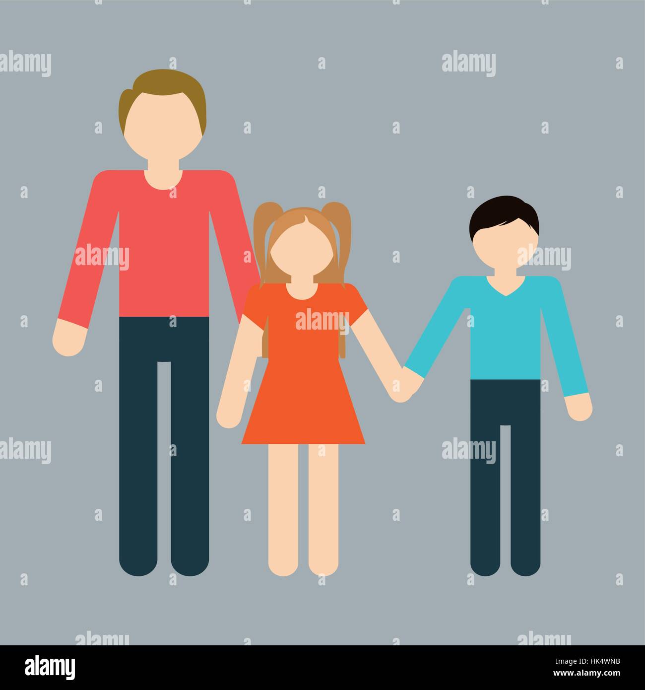single father family icon image vector illustration design Stock Vector ...