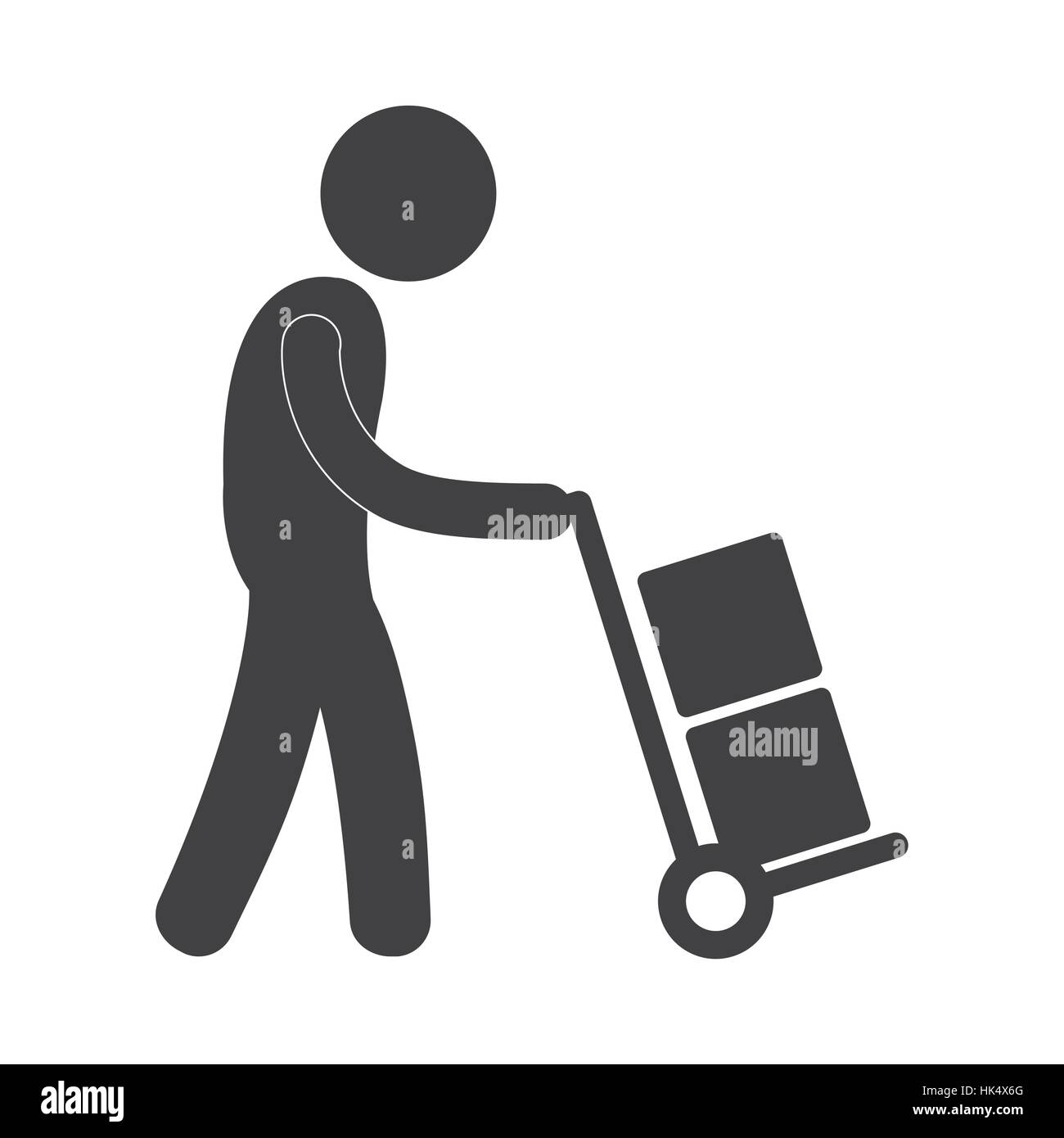 package delivery and logistics related pictogram icon image vector ...