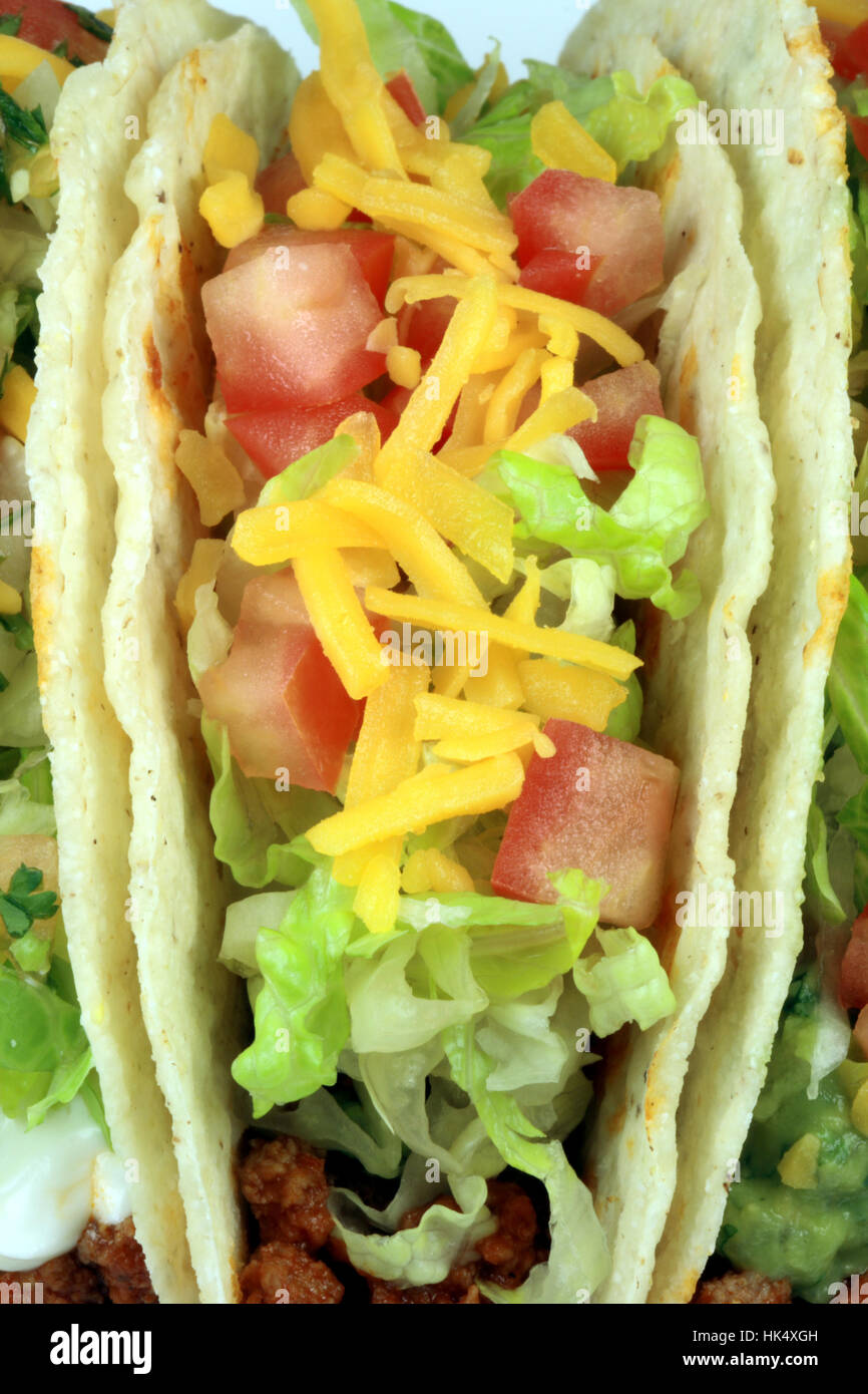Delicious mexican tacos perfect appetizer meal or delicious snack Stock ...