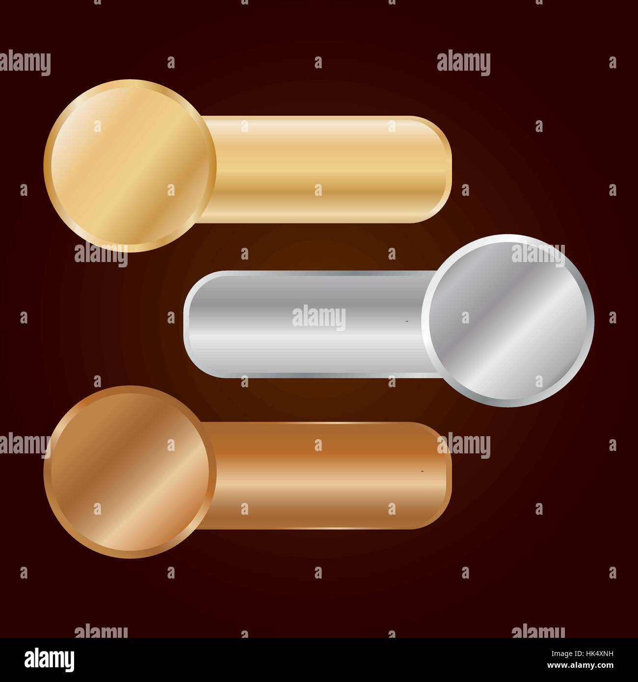 Plastic knobs Stock Vector Images - Alamy