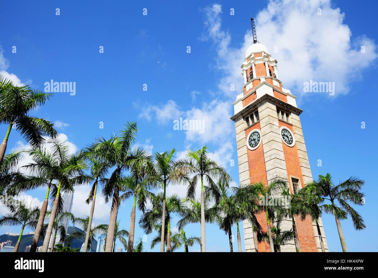 blue, tower, city, town, tree, antique, asia, cloud, clock, date, time ...