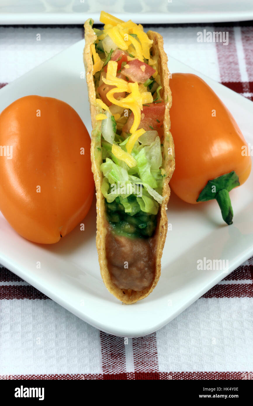Delicious mexican tacos perfect appetizer meal or delicious snack Stock ...