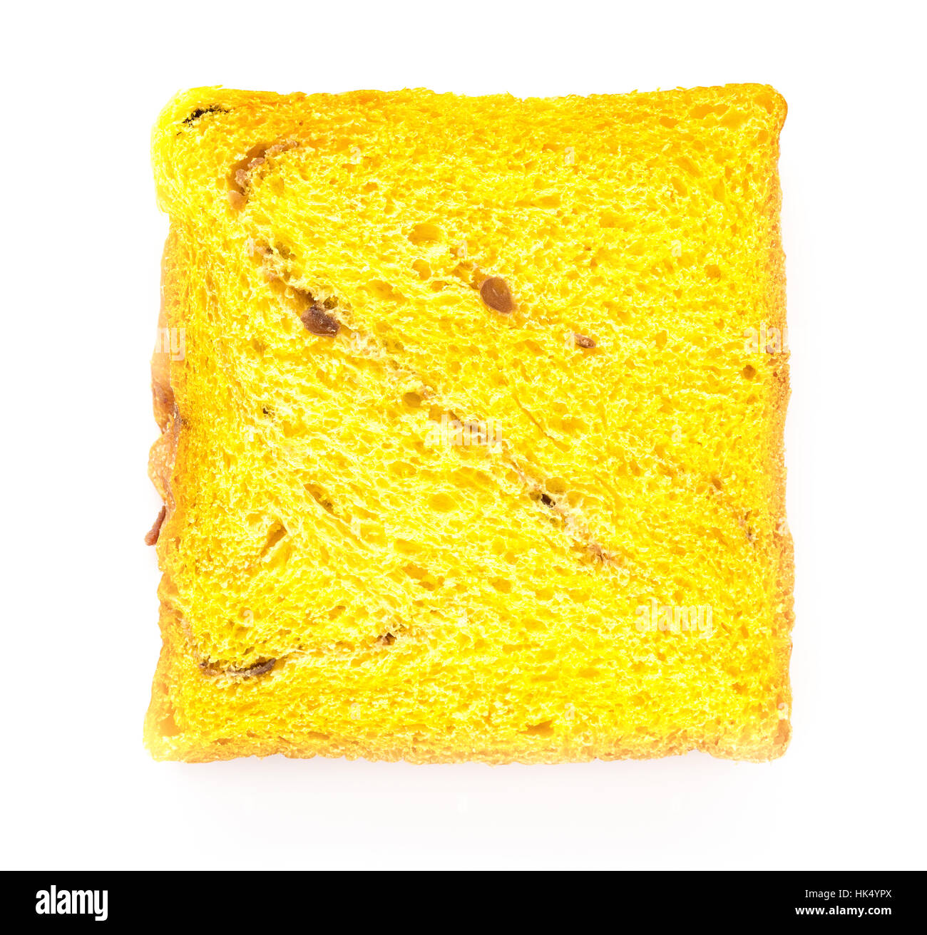 square bread slice on white background Stock Photo - Alamy