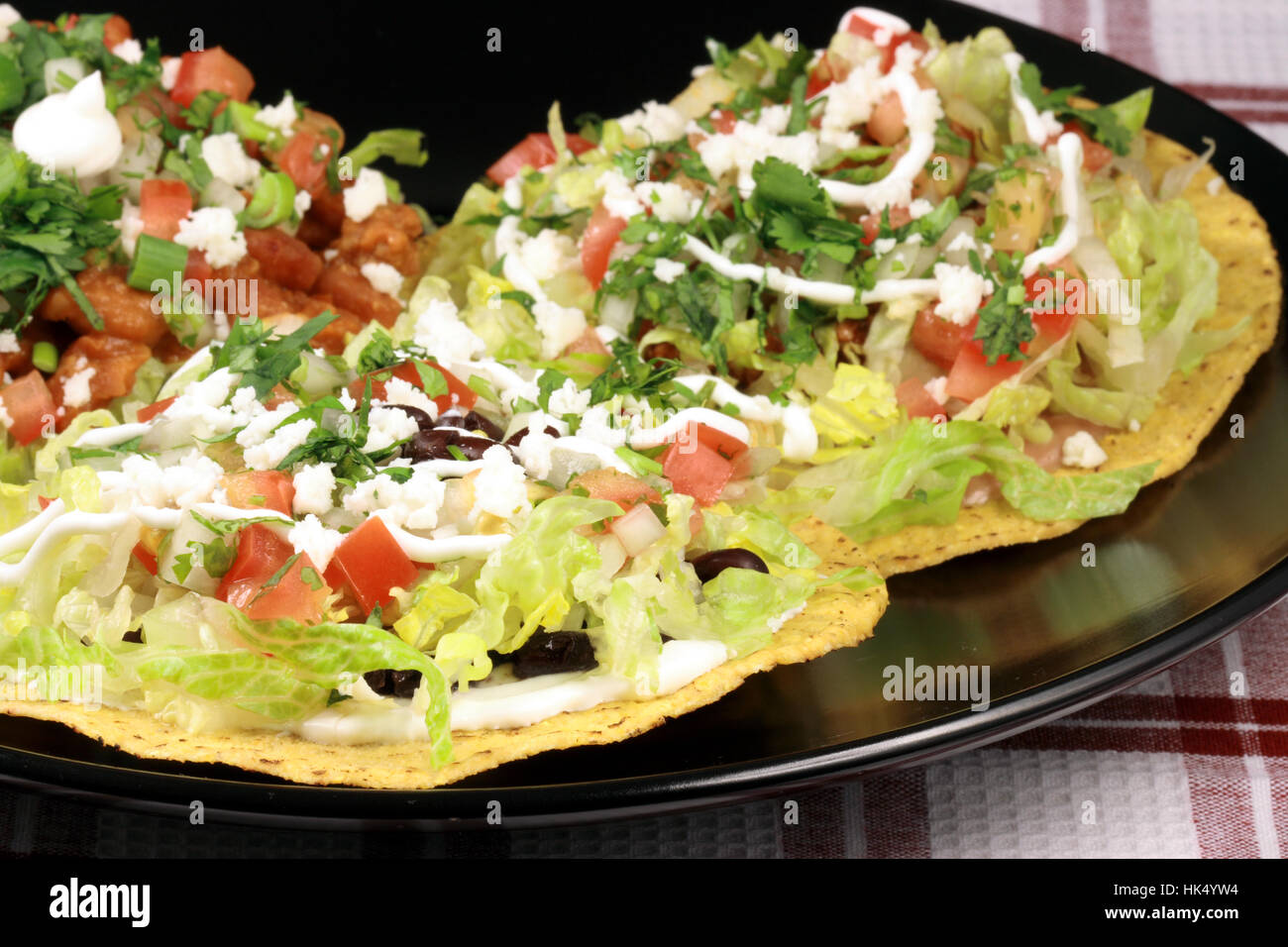 Delicious mexican tostadas perfect appetizer meal or delicious snack ...