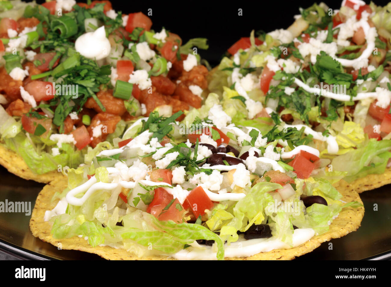 Delicious mexican tostadas perfect appetizer meal or delicious snack ...