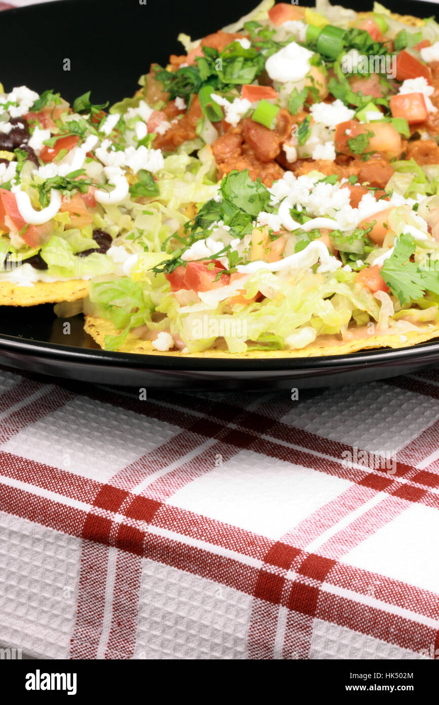 Delicious mexican tostadas perfect appetizer meal or delicious snack ...