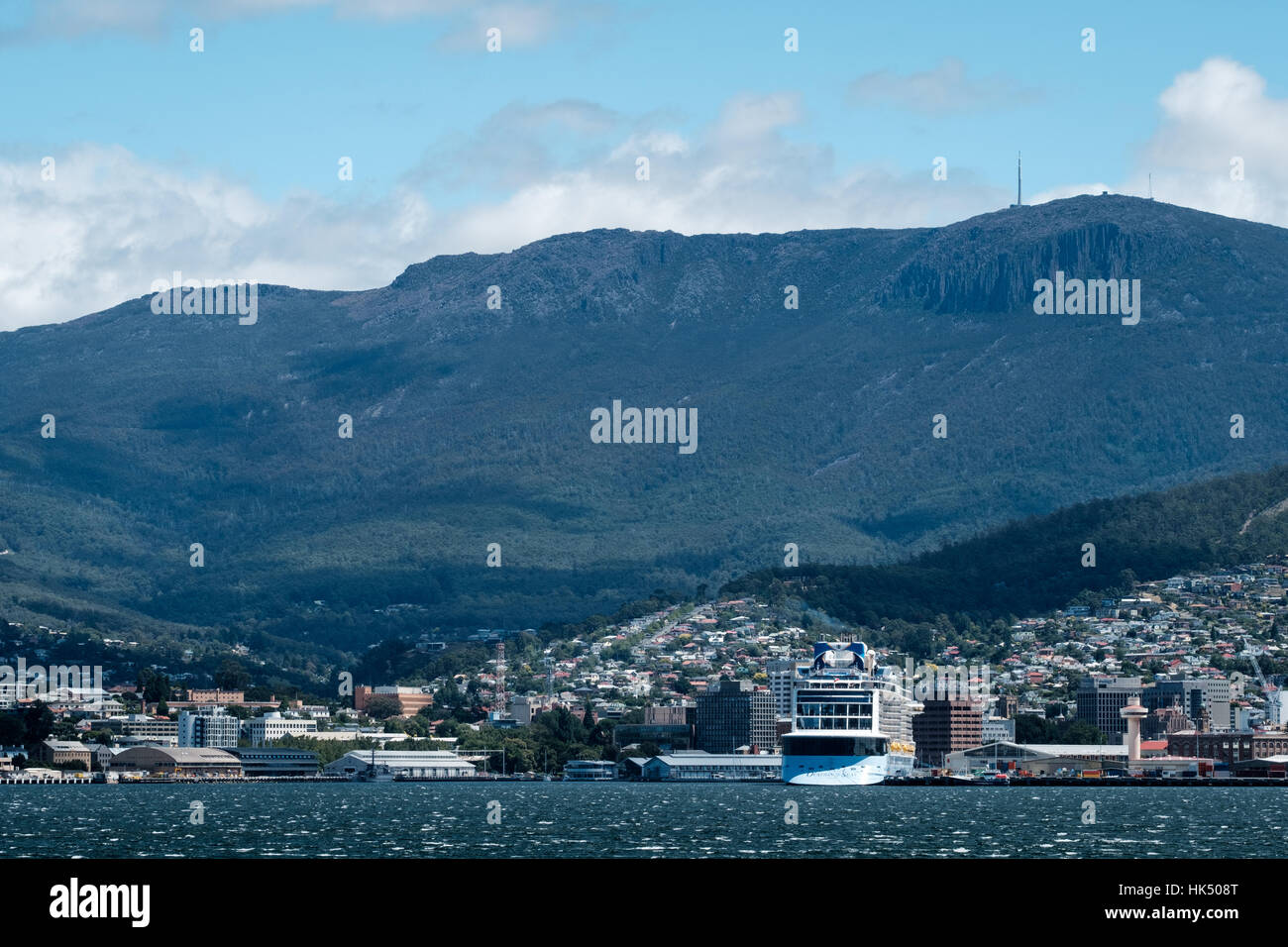 View of Hobart from Bellerive Stock Photo - Alamy