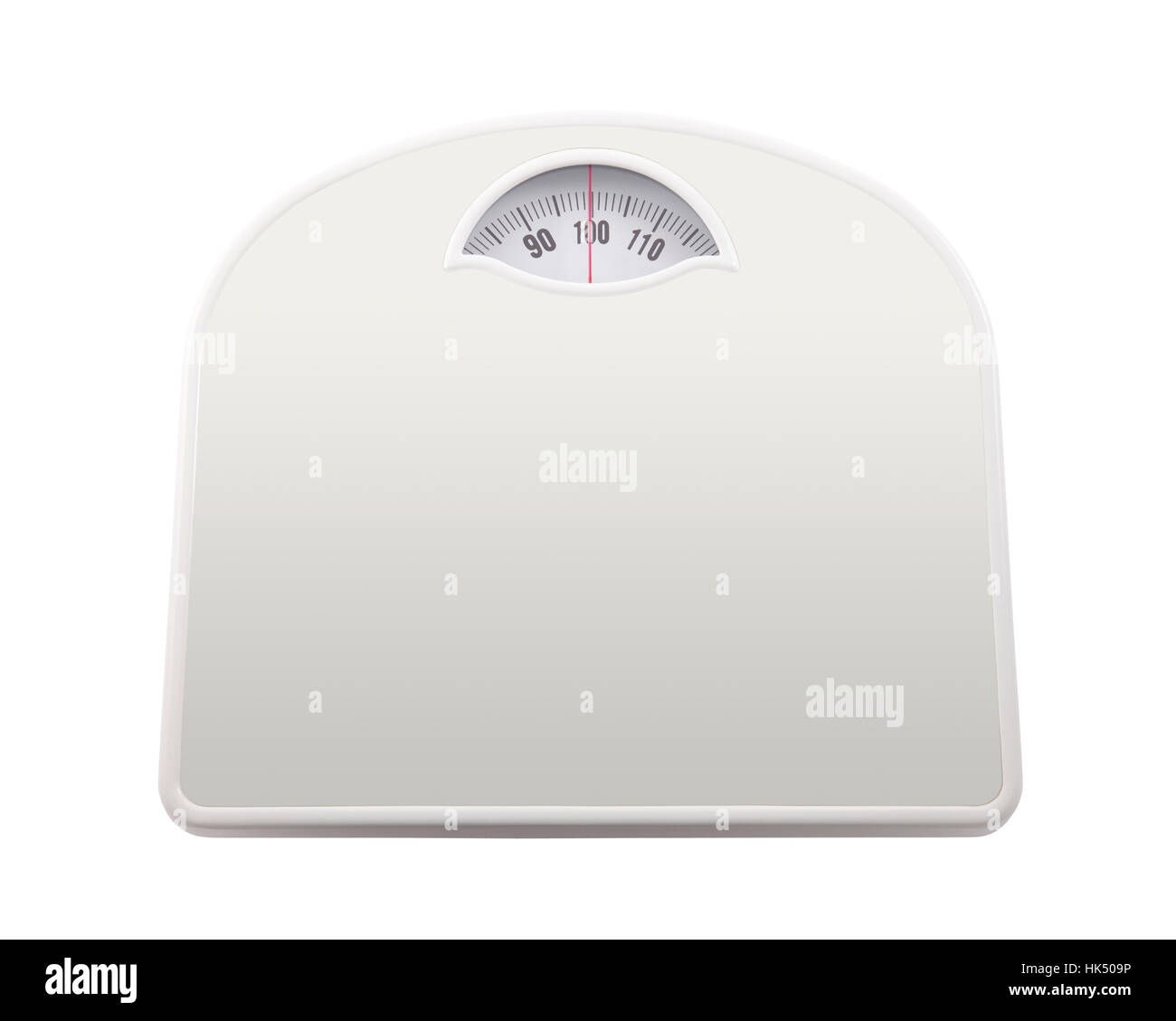 Analogue bathroom scales Cut Out Stock Images & Pictures - Alamy