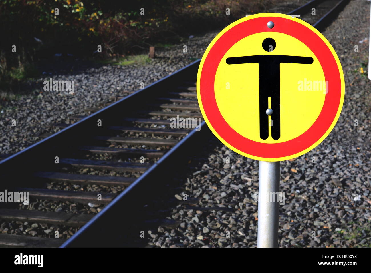rail, federal railways, railway service, ban, sign, signal, prohibition ...
