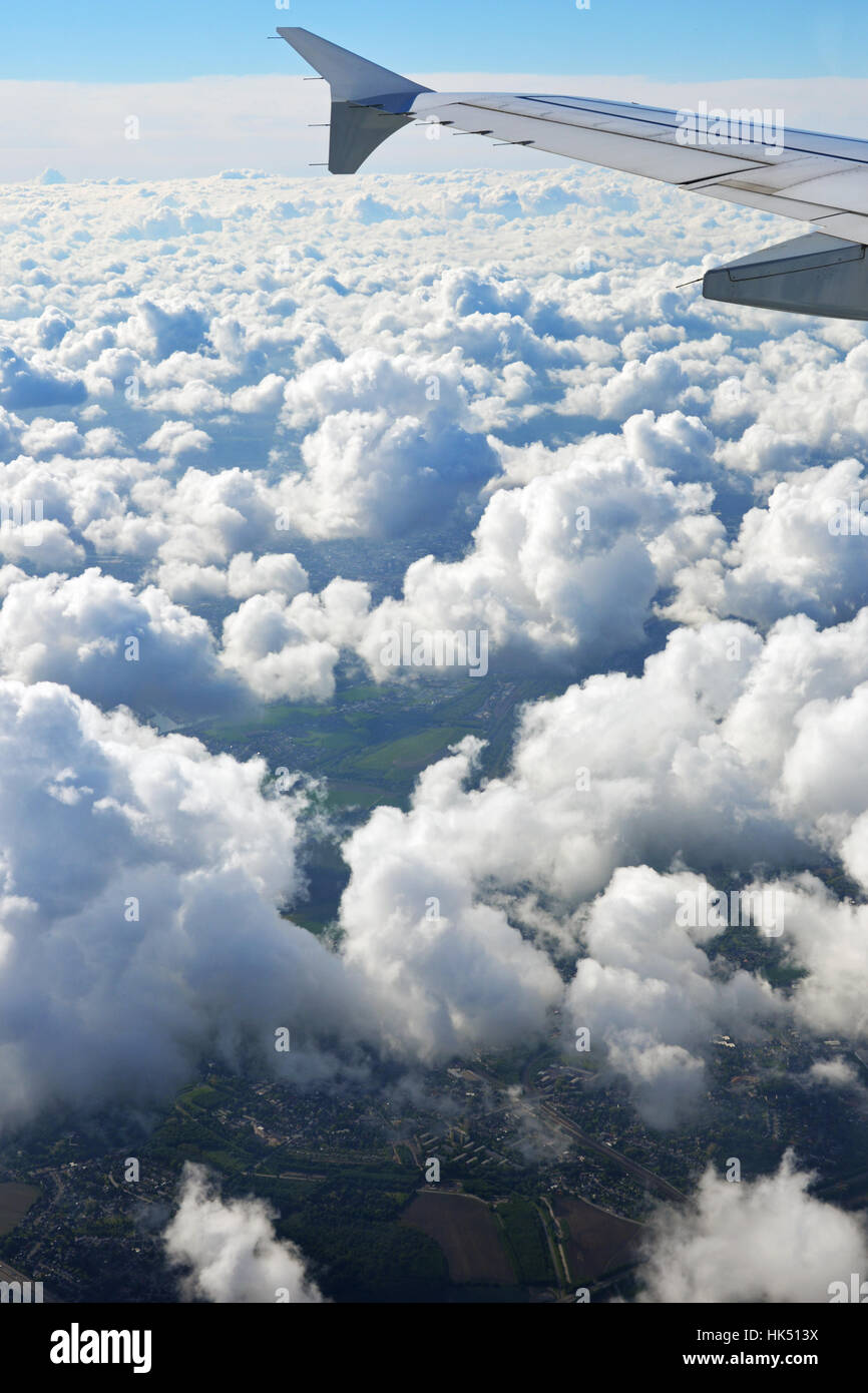 field, fields, aerial photograph, germany, german federal republic ...