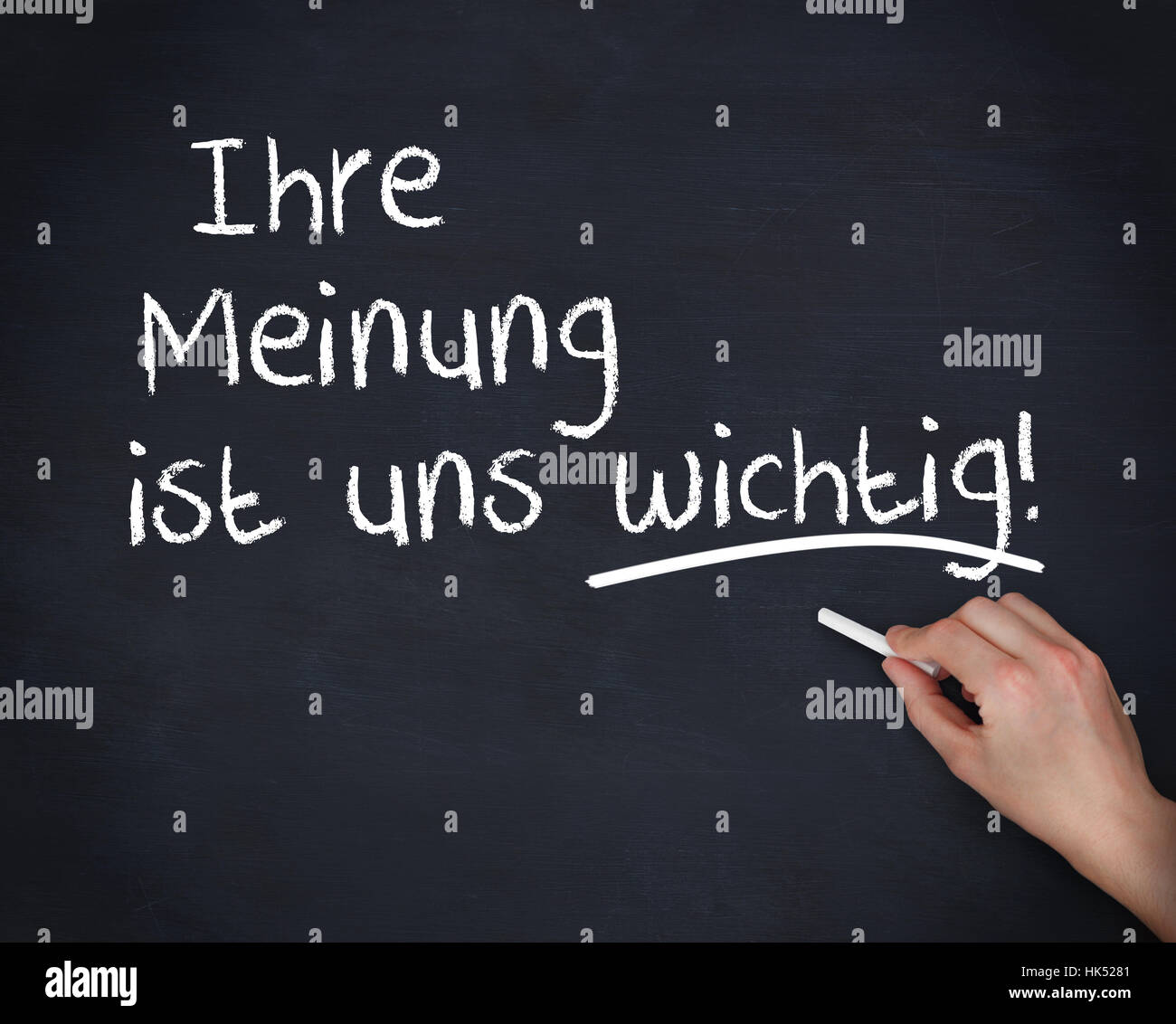 Ihre Meinung Ist Uns Wichtig High Resolution Stock Photography and ...