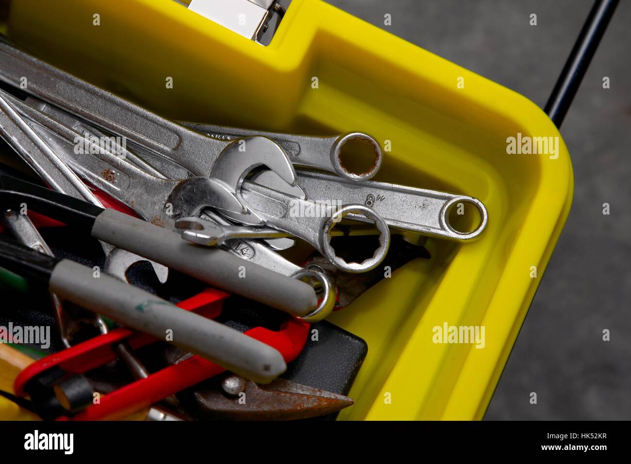 tool, tools, box, boxes, screwdriver, fix, case, toolbox, wrench, close, tool Stock Photo - Alamy