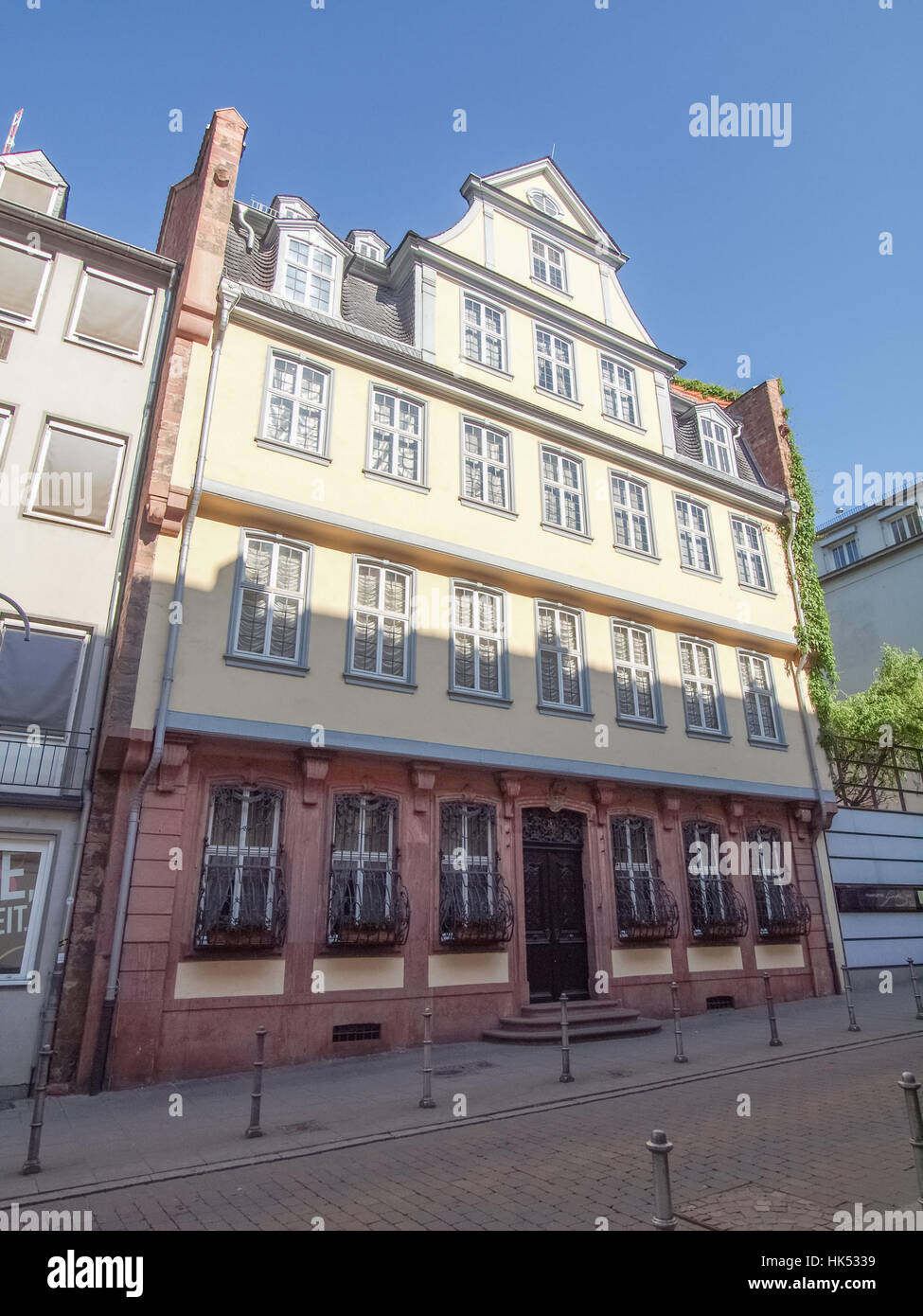 Goethe house in Frankfurt am Main Germany Stock Photo - Alamy