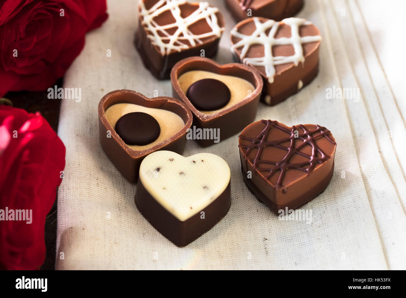 Heart Chocolates High Resolution Stock Photography and Images - Alamy