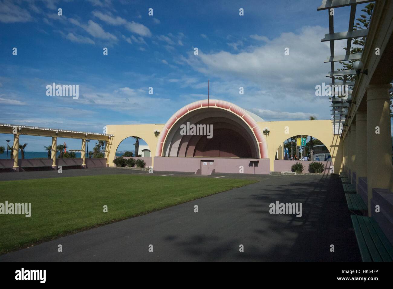 New Zealand Sound Shell Stock Photo - Alamy